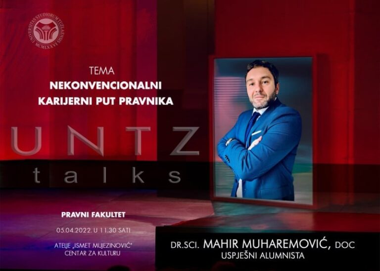 UNTZ TALKS: PRAVNI FAKULTET - Univerzitet u Tuzli