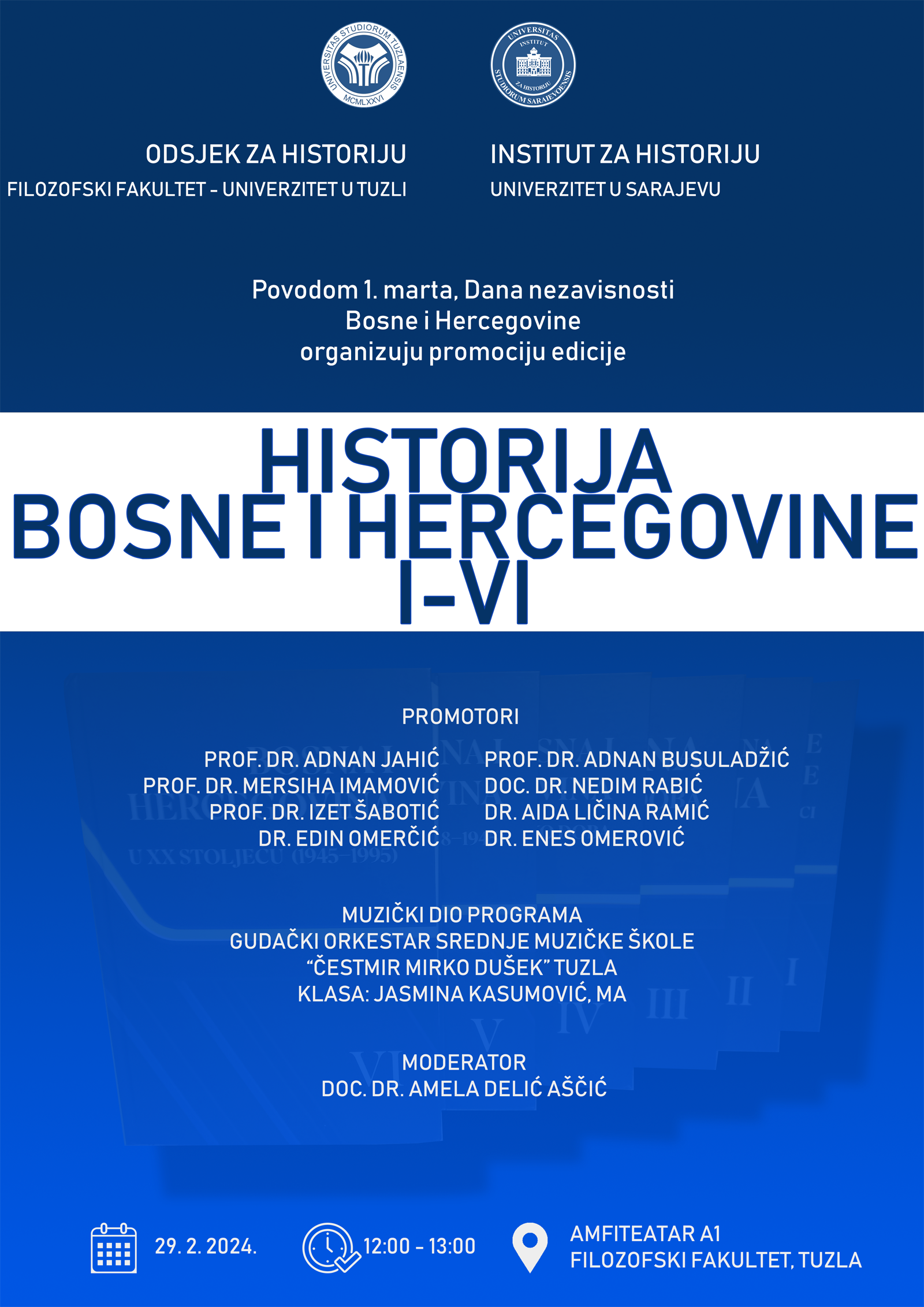Promocija edicije "Historija Bosne i Hercegovine" - Univerzitet u Tuzli